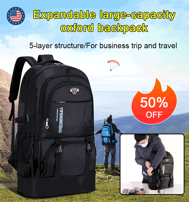 aldorian™-Expandable Large-Capacity Backpack
