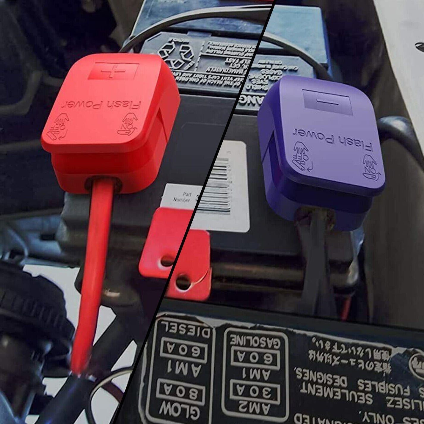 aldorian™-Quick Release Battery Terminals Clamps