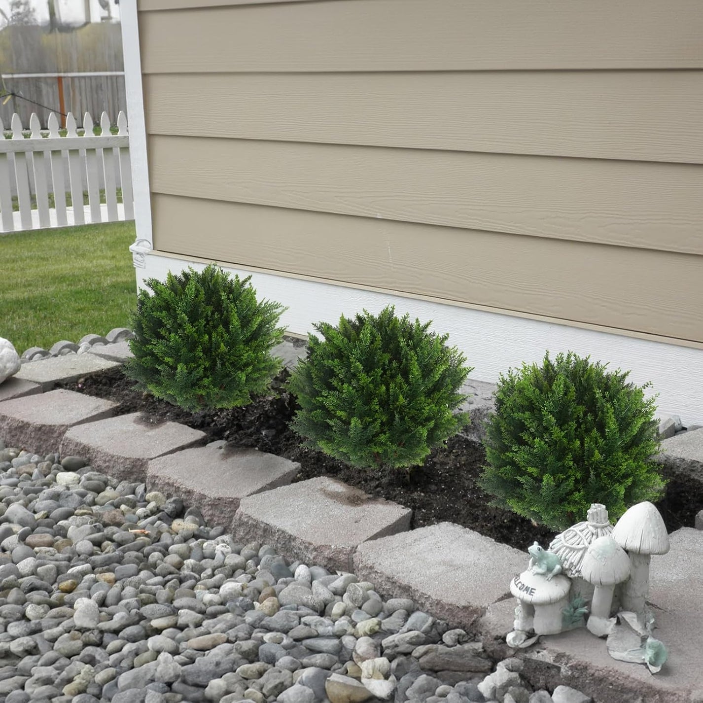 aldorian™-Spring Sales-UV Resistant Artificial Cedar Topiary Ball Tree